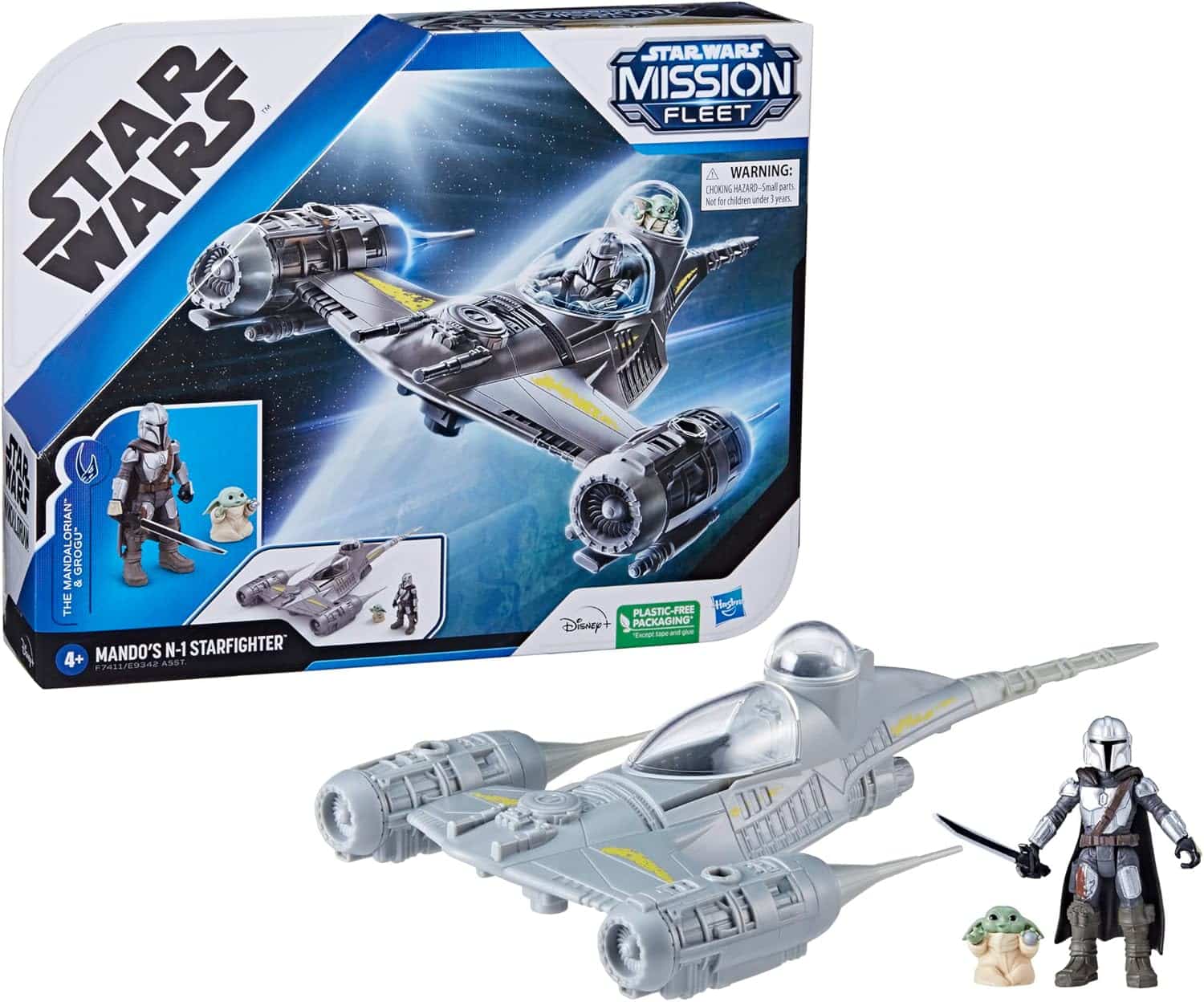 Mando's N-1 Starfighter Speed Run - Hasbro Mission Fleet Series ...