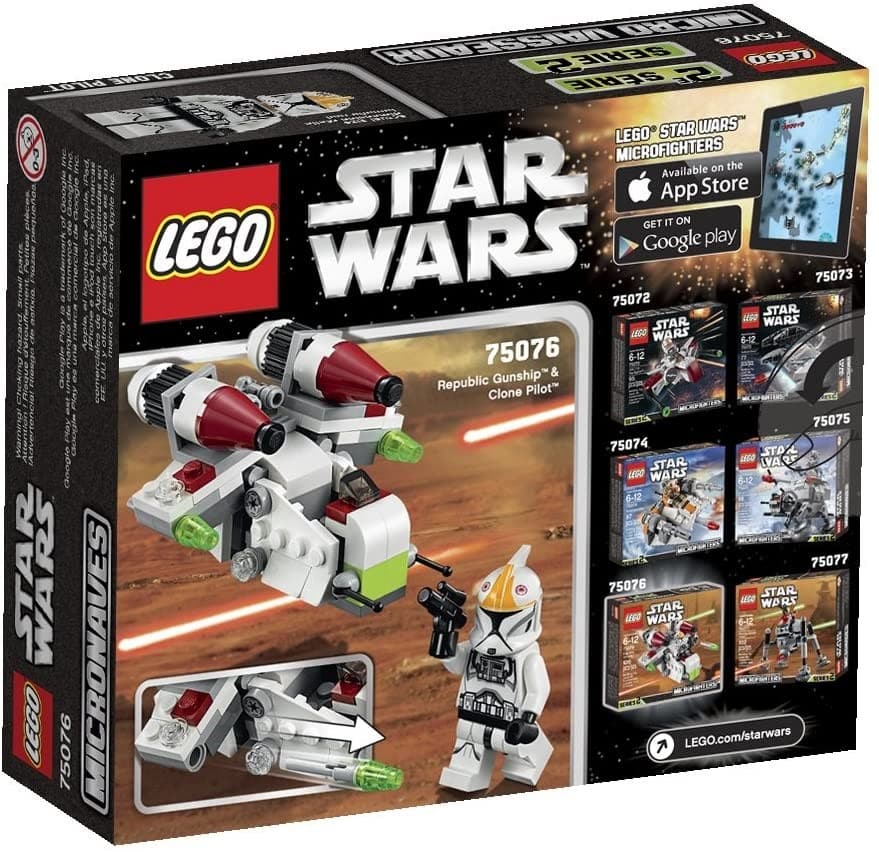 LEGO Star Wars 75076 Republic Gunship - Microfighters | Greedo's Guide