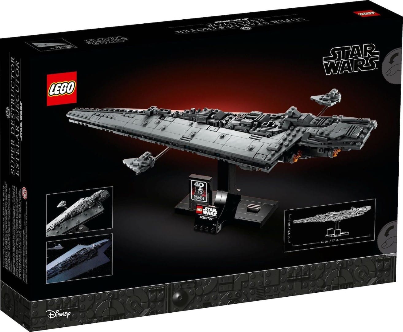 LEGO Star Wars 75356 Executor Super Star Destroyer - Microscale ...