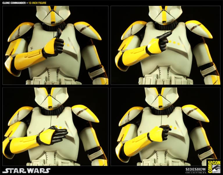 Clone Commander (Phase I Armor) - Sideshow Star Wars Sixth Scale ...