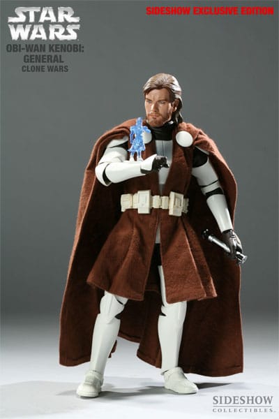 General Obi-Wan Kenobi (Jedi Master) - Sideshow Star Wars Sixth Scale ...