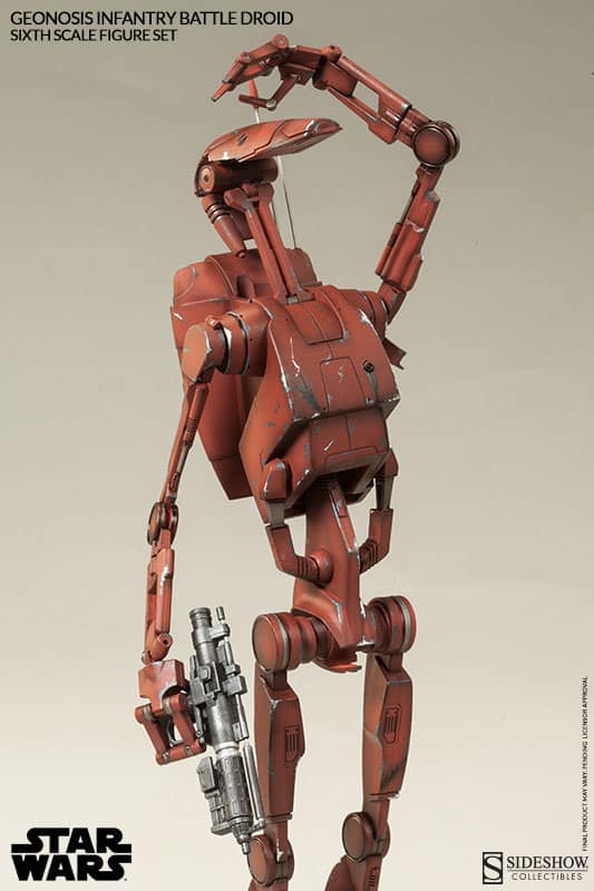Geonosis Infantry Battle Droids - Sideshow Star Wars Sixth Scale ...