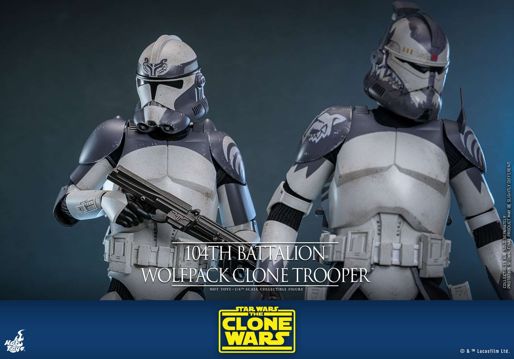 Hot Toys 104th Battalion Wolfpack Clone Trooper TMS142 - Television ...