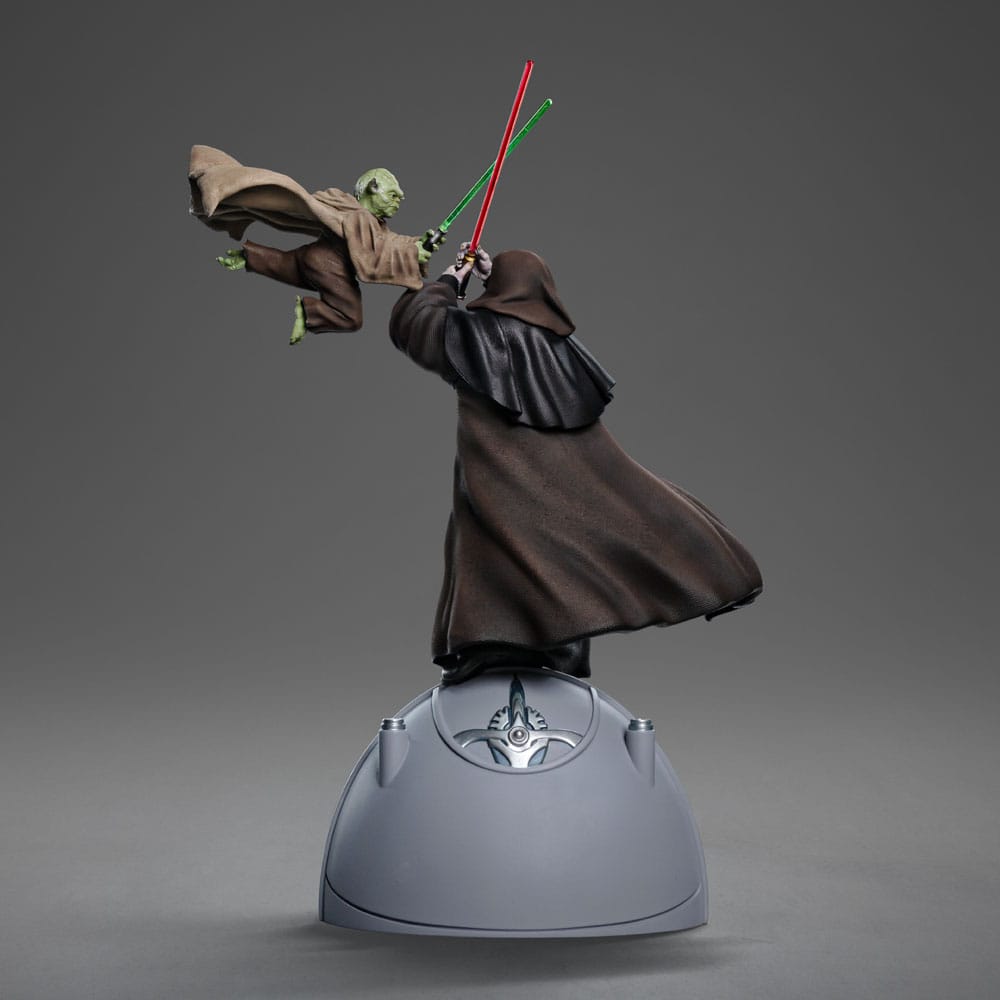 Yoda vs Emperor Palpatine - Iron Studios Star Wars Art Scale Series ...