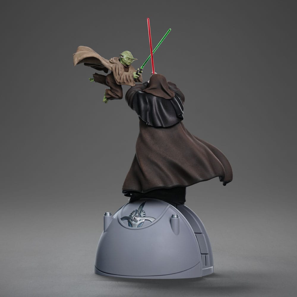Yoda vs Emperor Palpatine - Iron Studios Star Wars Art Scale Series ...