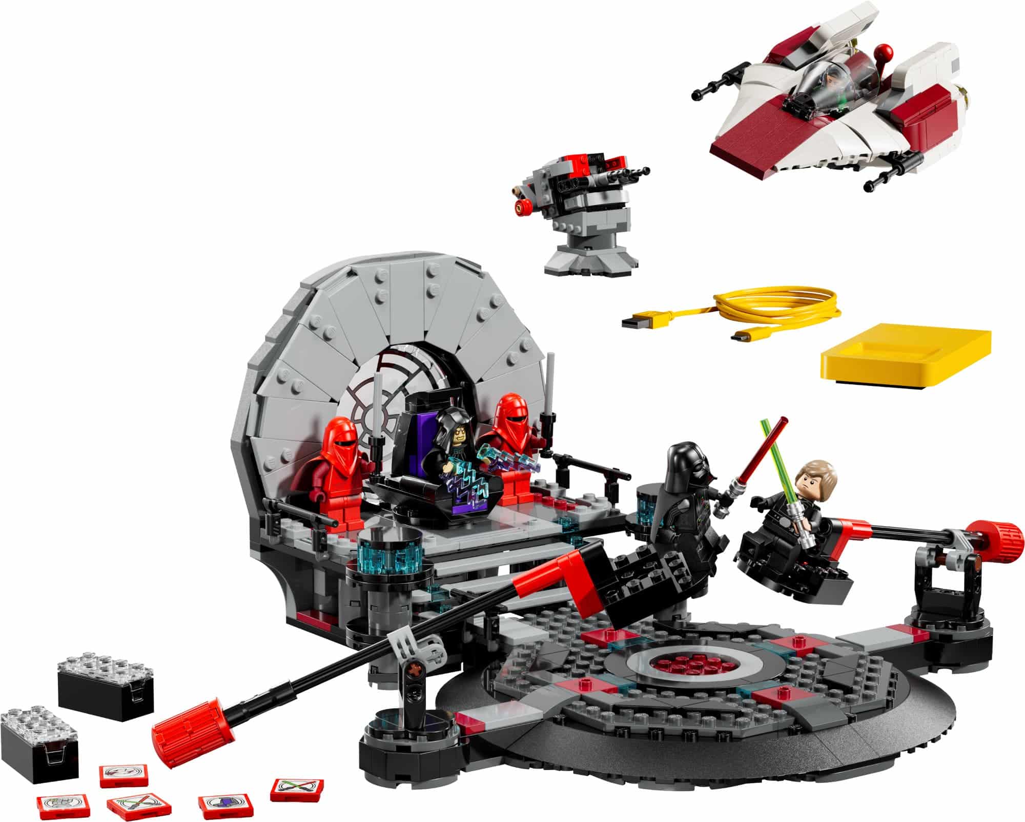 LEGO Star Wars 75427 Throne Room Duel & A-Wing - LEGO SMART Play ...